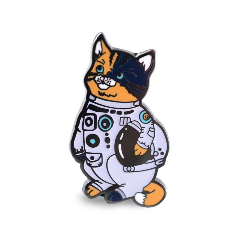 Pin. ASTRO CAT by COMPOCO (Blanco - Naranja)