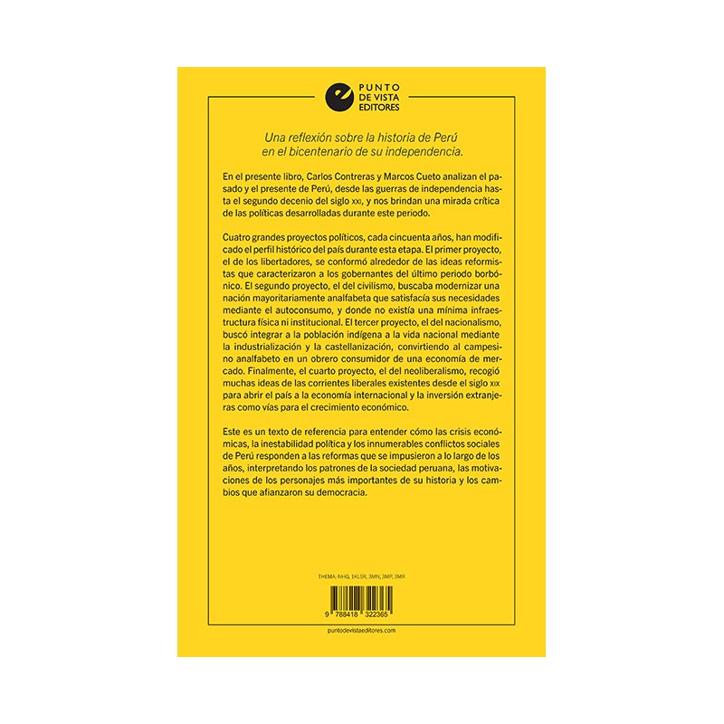 Libro. HISTORIA DEL PERÚ CONTEMPORÁNEO